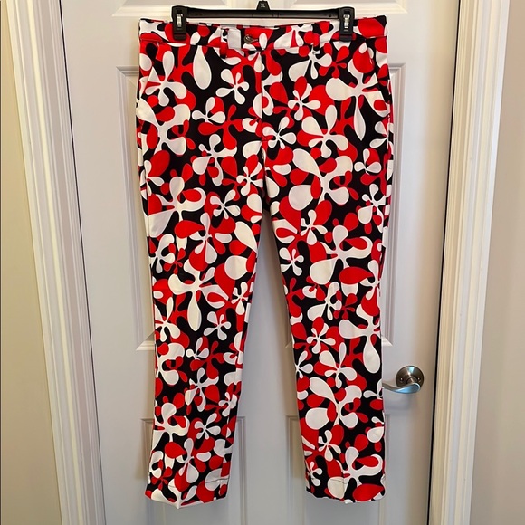 Loudmouth | Pants | Loudmouth Red And Black Wild Golf Pants With ...